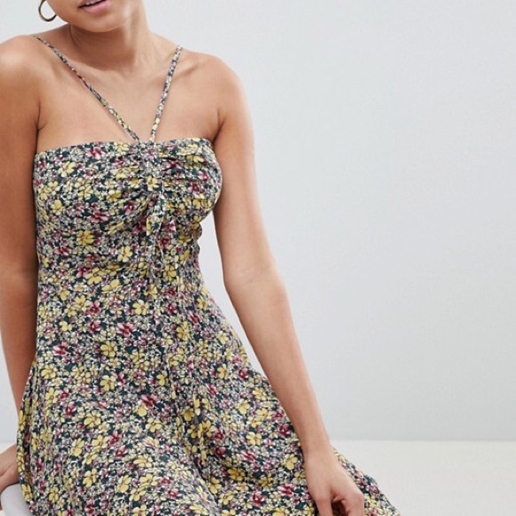 Fashion Union | Dresses | Fashion Union Cami Dress In Vintage Ditsy ...